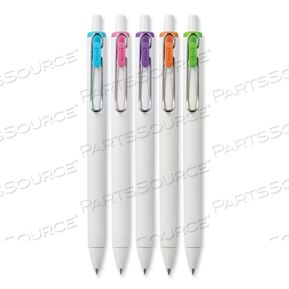 70381 Uni-Ball UNIONE GEL PEN, RETRACTABLE, MEDIUM 0.7 MM, FASHION INK ...