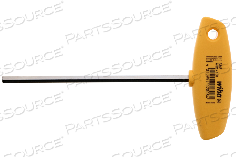 33470 Wiha Tools SOFT GRIP HEX T-HANDLE 7/32 For Sale