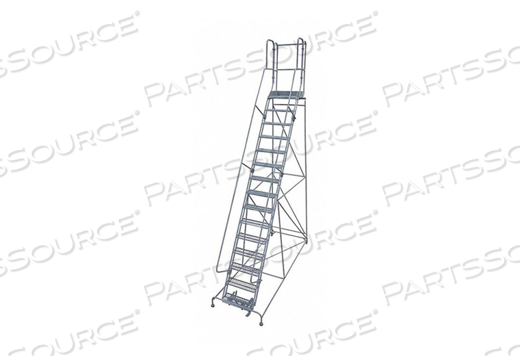 1515R3242A3E20B4W4C1P3 Cotterman ROLLING LADDER STEEL 192IN. H. GRAY ...