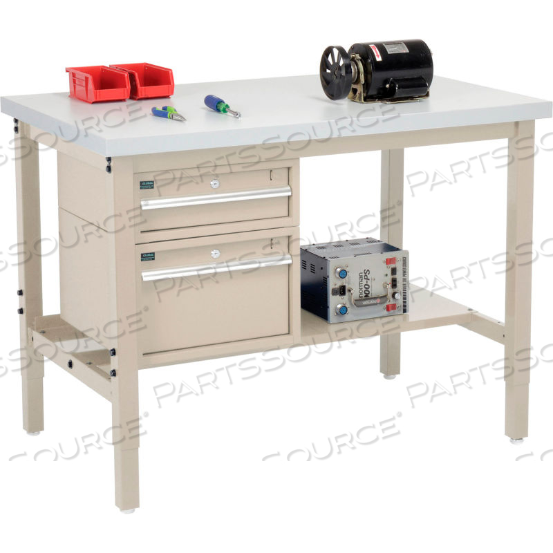 319282TN Approved Vendor 48 X 30 PRODUCTION WORKBENCH - LAMINATE SQUARE ...
