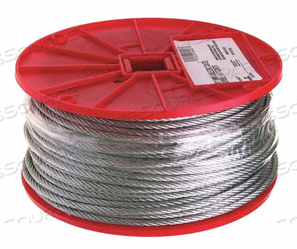 7000327 Campbell 3/32IN 7X7 CABLE GALV WIRE 500 FEET REEL For Sale