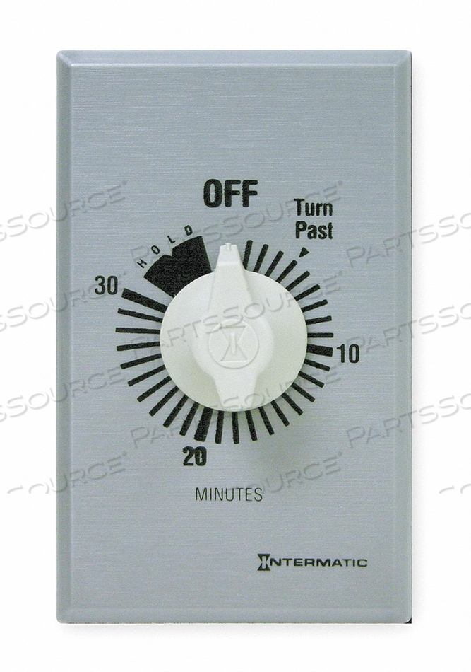 FF30MH Intermatic TIMER SPRING WOUND 30 MIN SPST SILVER For Sale