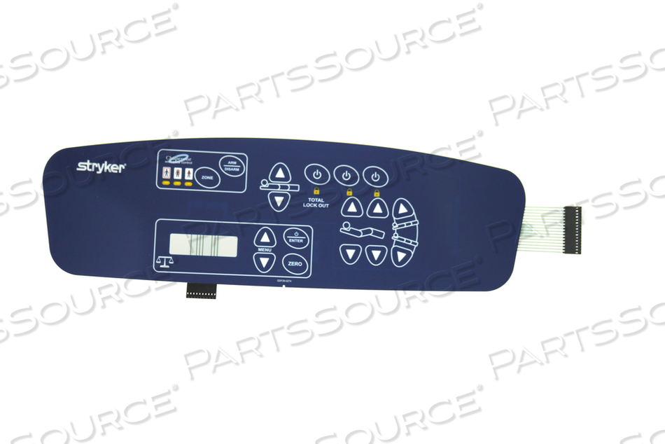 QDF28-0274 Stryker Medical CONTROL PANEL FASCIA, FOOT END, FOR GOBED ...