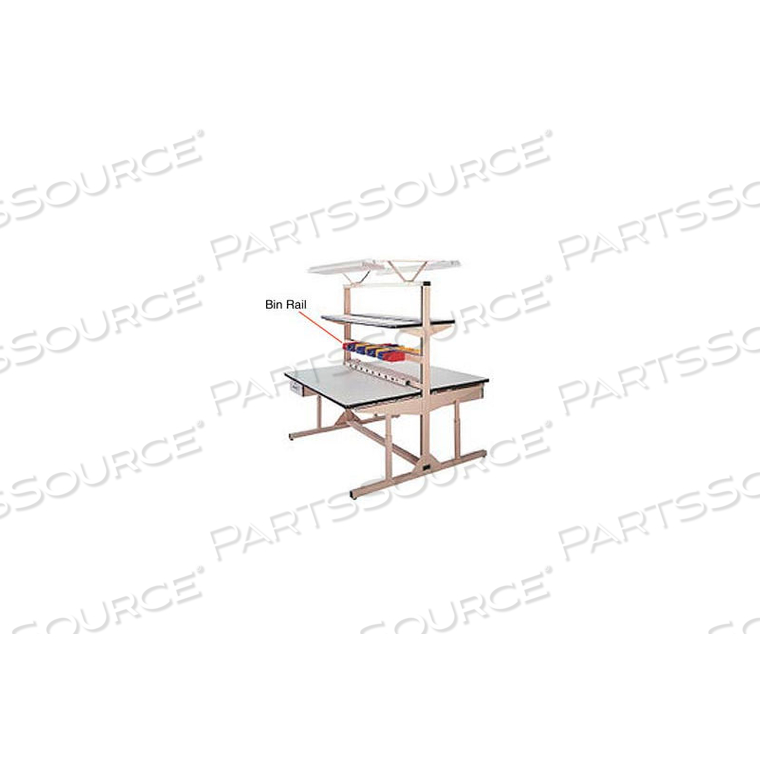 FLBH48 Proline 48"L BIN RAIL FOR FLEXLINE WORKSTATION For Sale