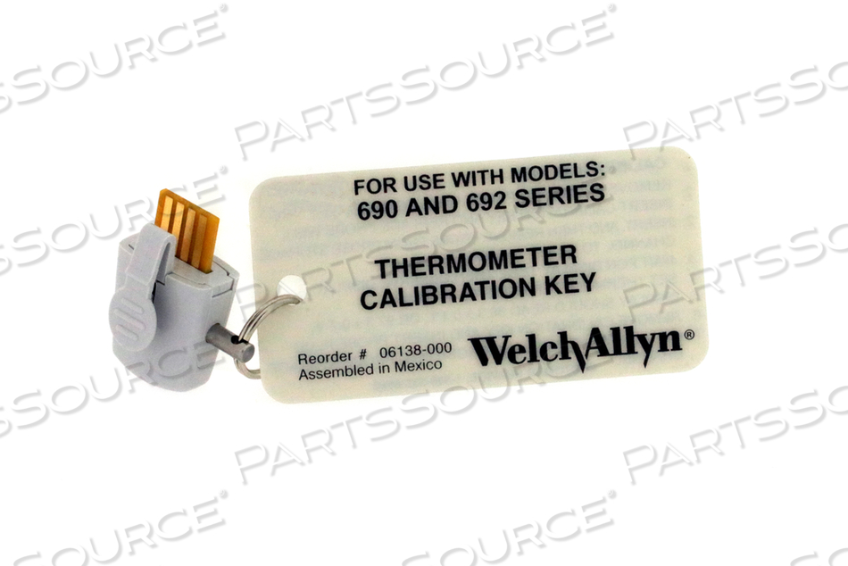 06138-000 Welch Allyn Inc. CALIBRATION KEY : PartsSource : PartsSource ...
