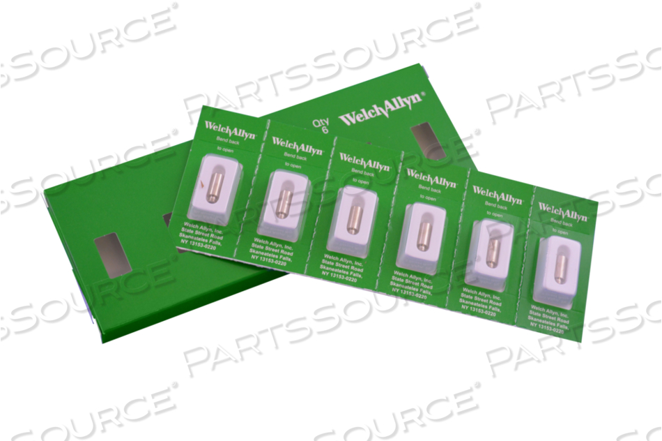 03100-U6 Welch Allyn Inc. HALOGEN LAMP, 3.5 V, 3250 K, 775 MA, 2.7 W ...