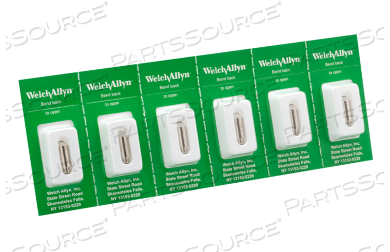 03100-U6 Welch Allyn Inc. HALOGEN LAMP, 3.5 V, 3250 K, 775 MA, 2.7 W ...