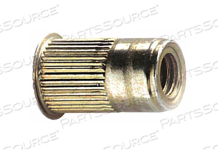 AKS4T-832-130 AVK RIVET NUT KNURLED STEEL ZINC YELLOW PK25 For Sale