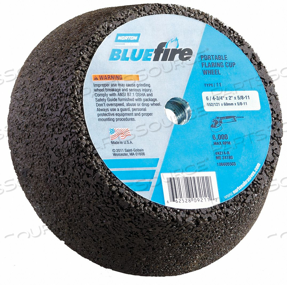 66253344373 Norton | Saint-Gobain Abrasives FLARING CUP GRINDING WHEEL ...