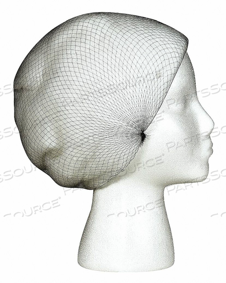 HN5BKM Cellucap HAIRNET L 26-1/2IN DIA NYLON BLACK PK144 For Sale